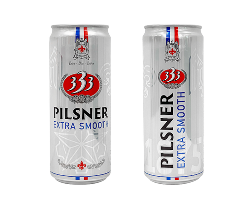 Bia 333 Pilsner Extra Smooth lon 330ml 4.3% giá tốt Tháng 12/2025