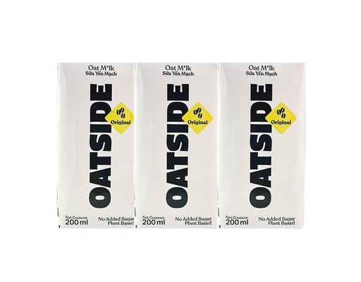 Sữa Yến Mạch Vị Nguyên Bản Oatside 200mlx3