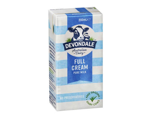 Lốc 6 hộp sữa tươi kem Devondale 200ml giá tốt tại AEONESHOP