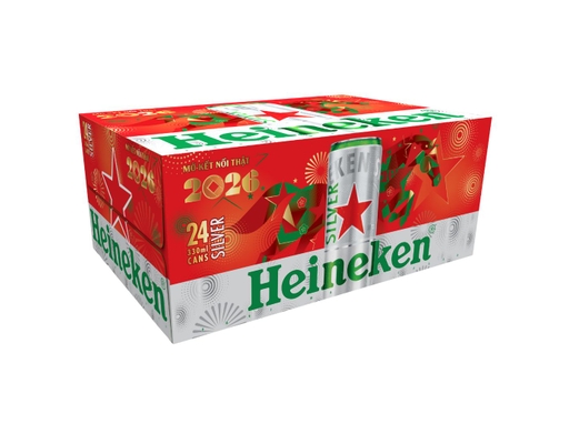 Thùng 24 Lon Bia Heineken Silver 330ml Giá Tốt Tháng 1/2026