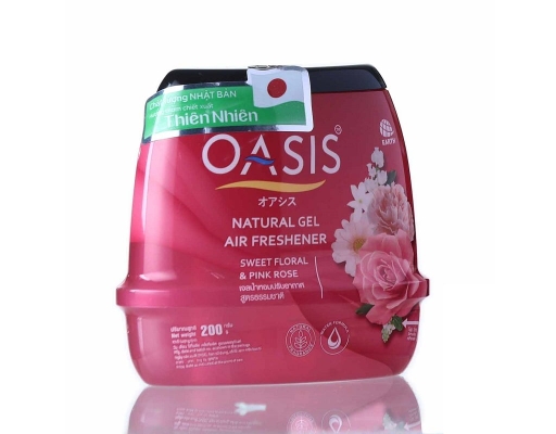 Sáp Thơm Oasis Natural Sweet Floral Và Pink Rose 200g