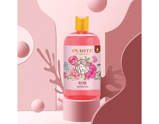 Sữa Tắm Purité By Prôvence Mềm Mịn Hương Hoa Hồng 500ml