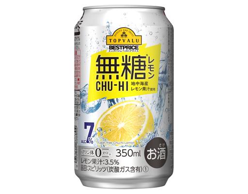 Rượu TOPVALU Vị Chanh Không Đường Chu-Hi 350ml